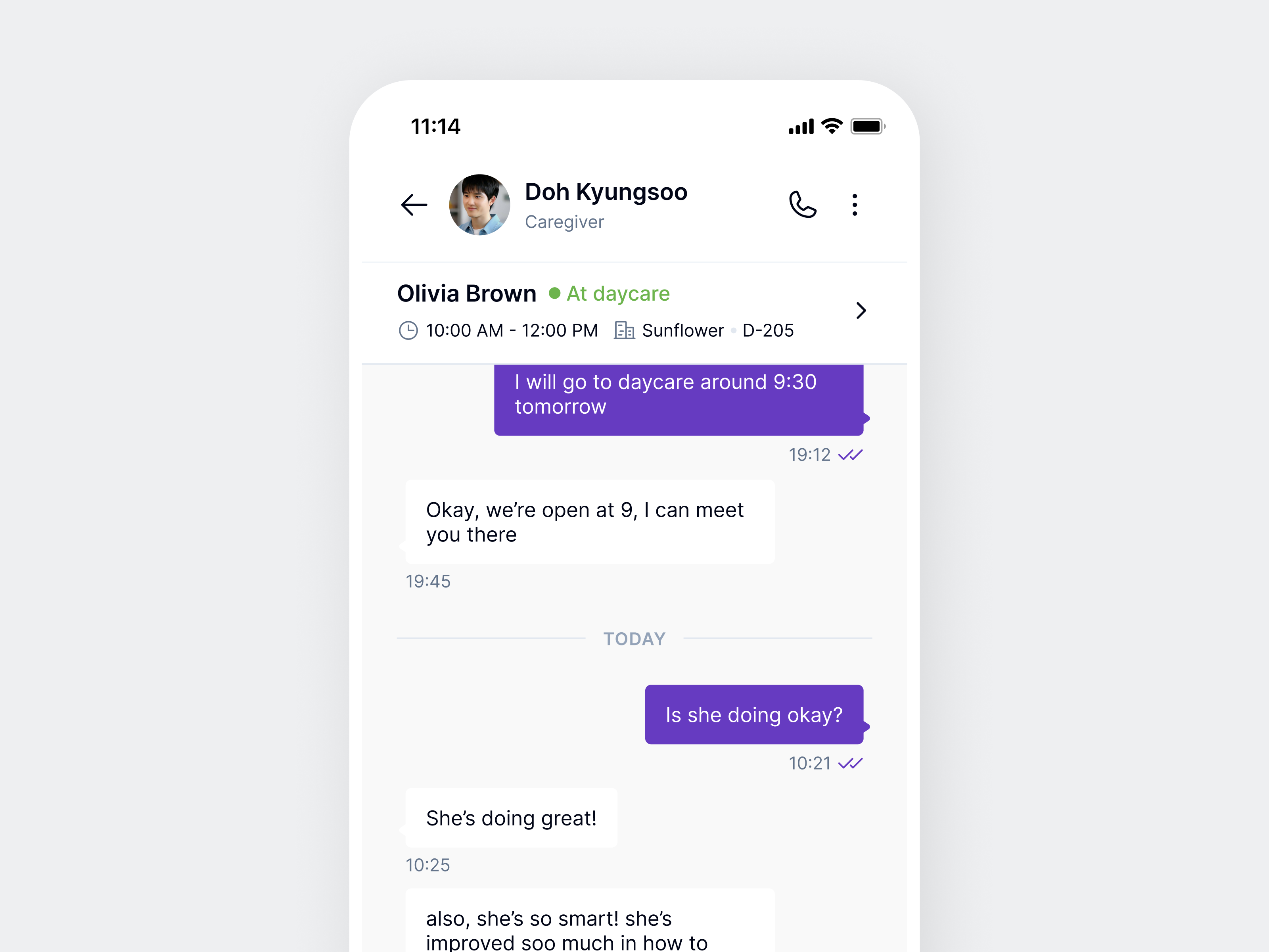 🌸 Blossom BudsCare • Daycare App for Parents by Viola Primadewi on Dribbble