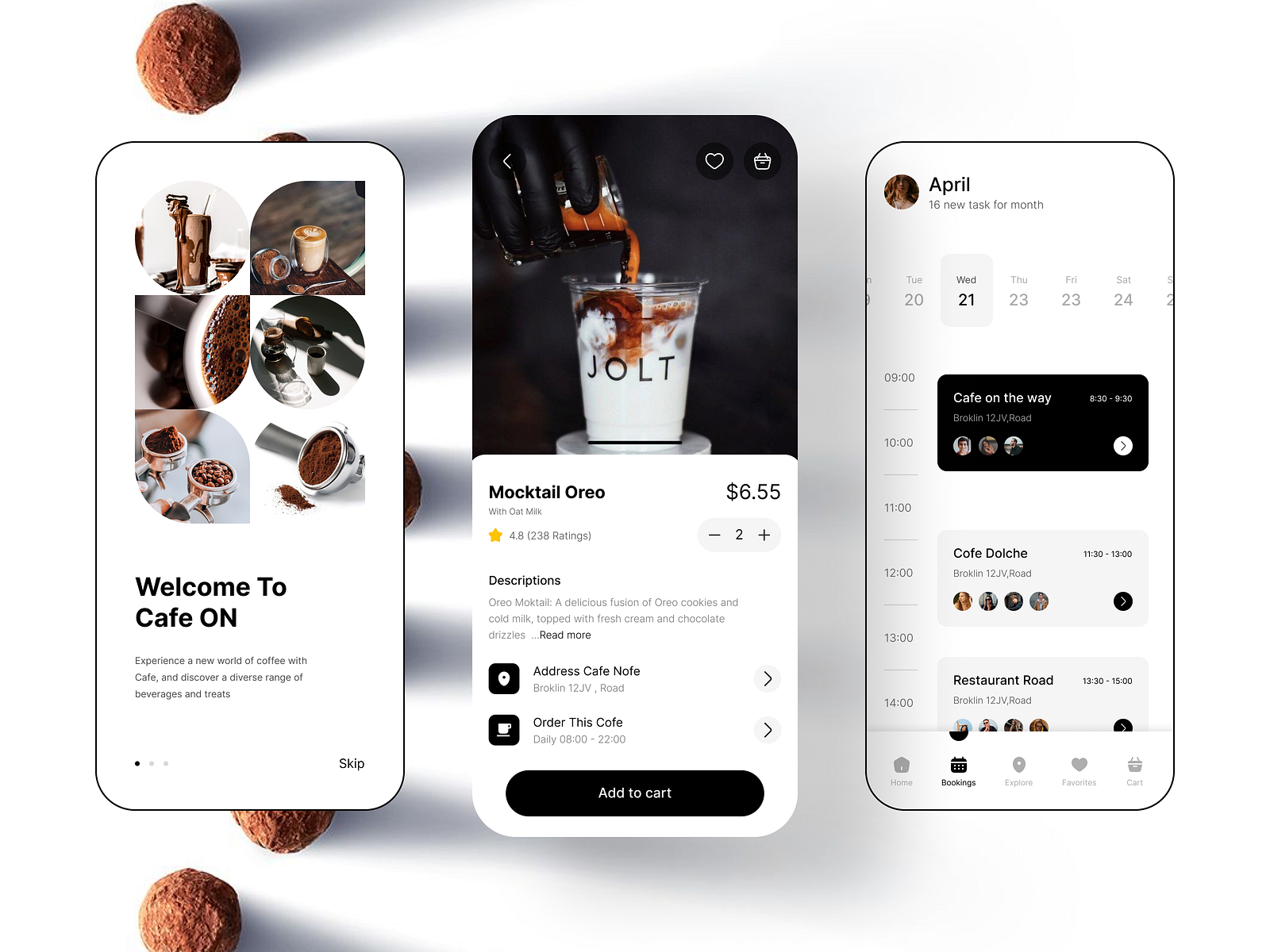 Cofe App UI Designe by Milad Najmi on Dribbble