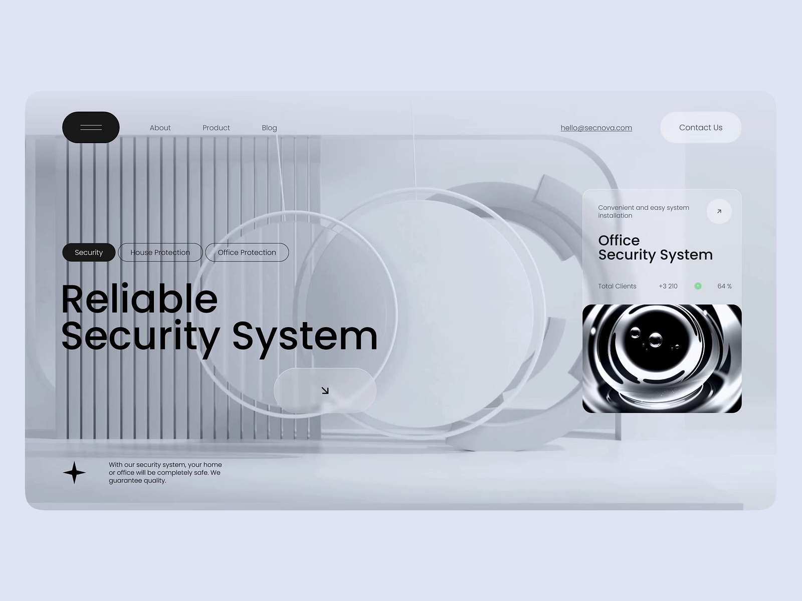 Security - Web Design by Nova Cluster on Dribbble