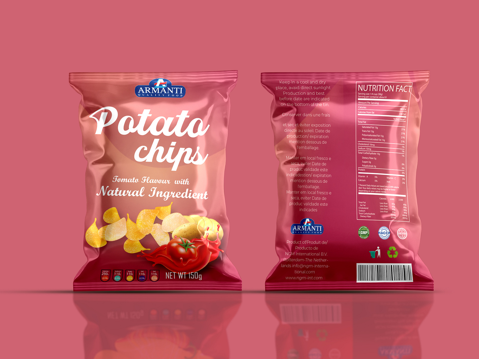 Chips Label And Packaging Design by ABU JARRA on Dribbble