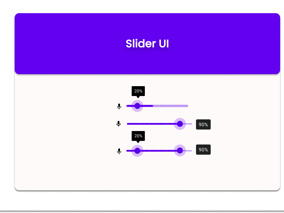 #DailyUI, Day 72, Slider UI by Aditi Nainse on Dribbble