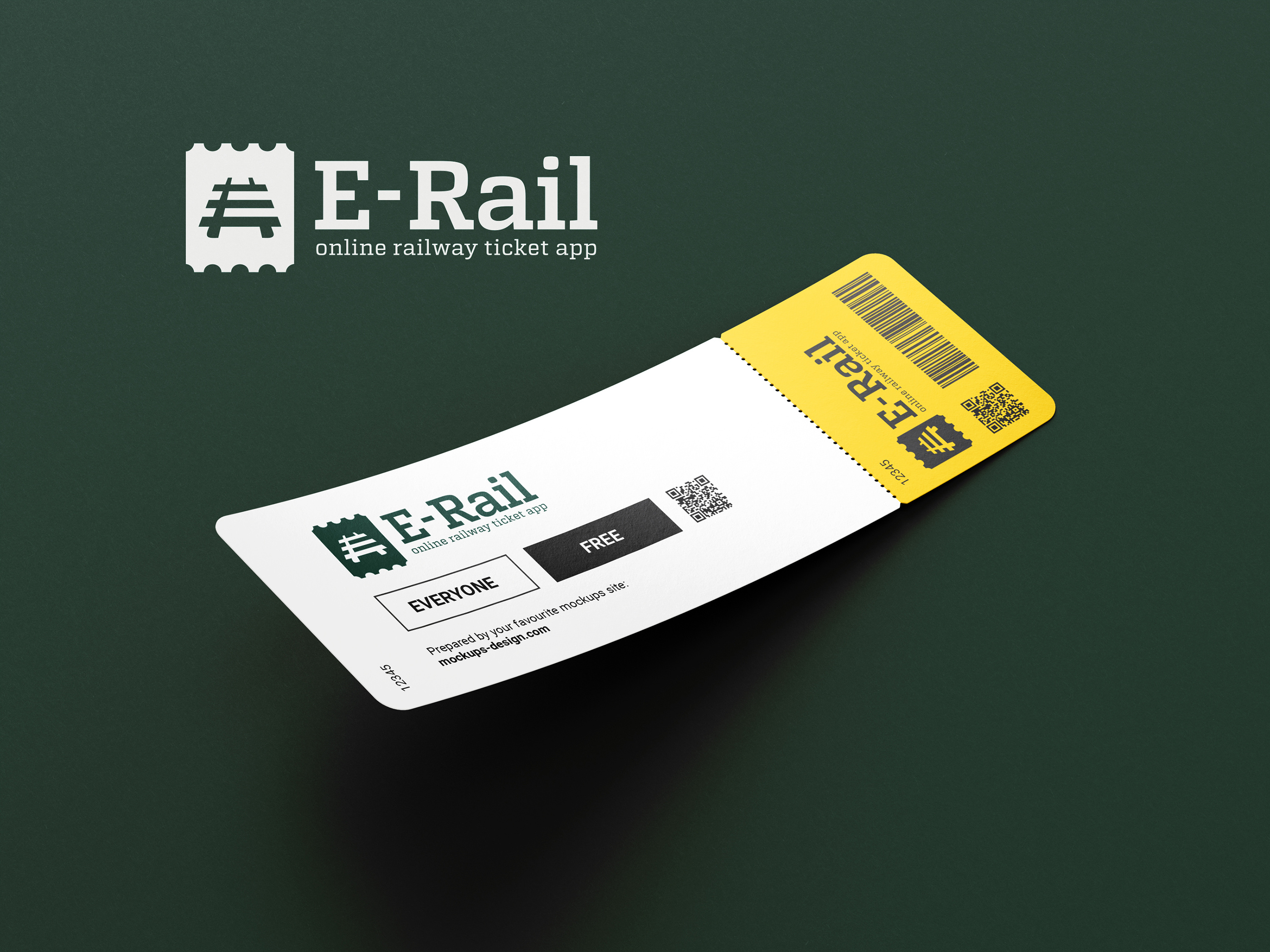 Railway Ticket App Logo / Train Ticket App Logo - Up For Sale! by Daud ...