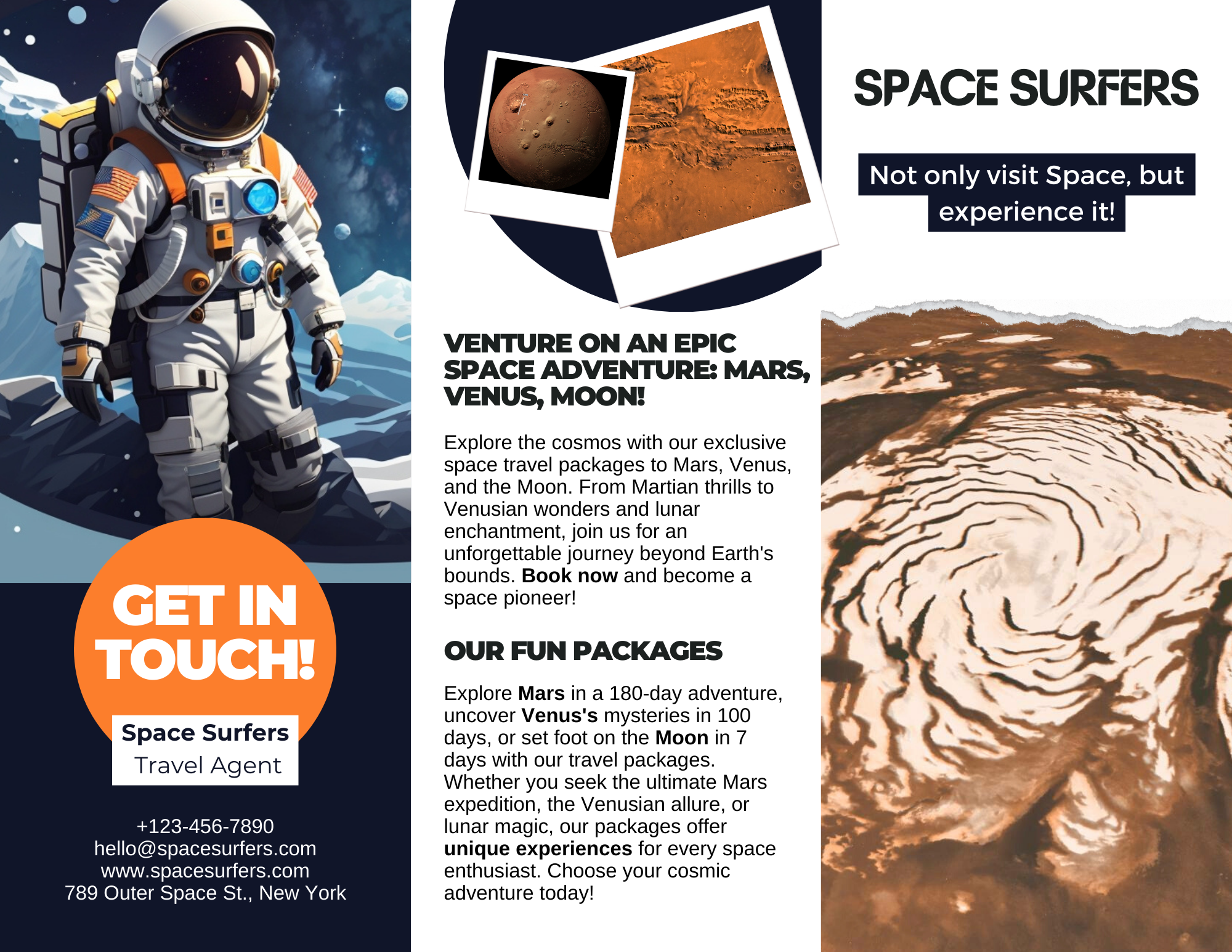 Designers in Space: NASA Space Apps Challenge Brochure Design by ...