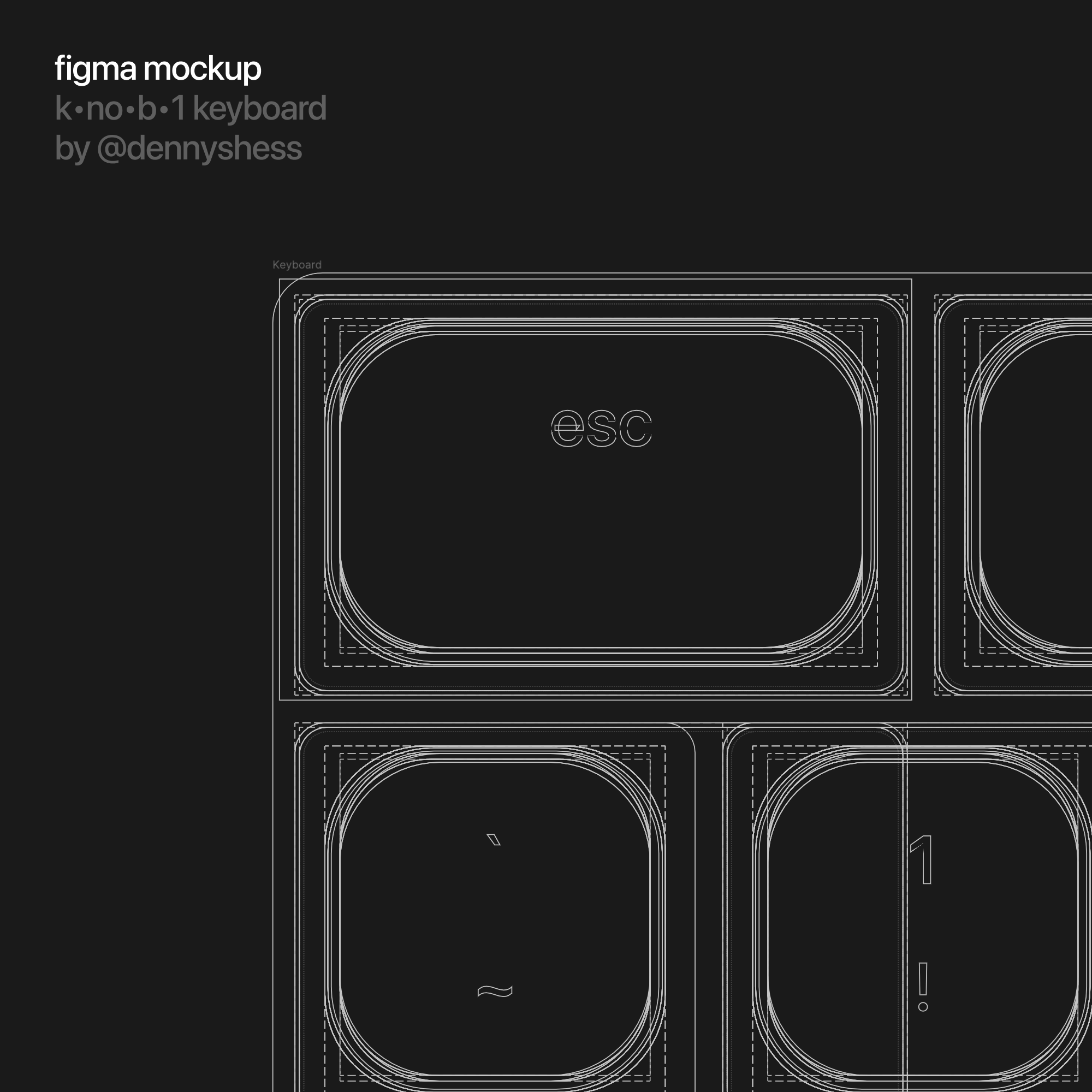 Figma Mockup of knob 1 keyboard by Dennys Hess on Dribbble