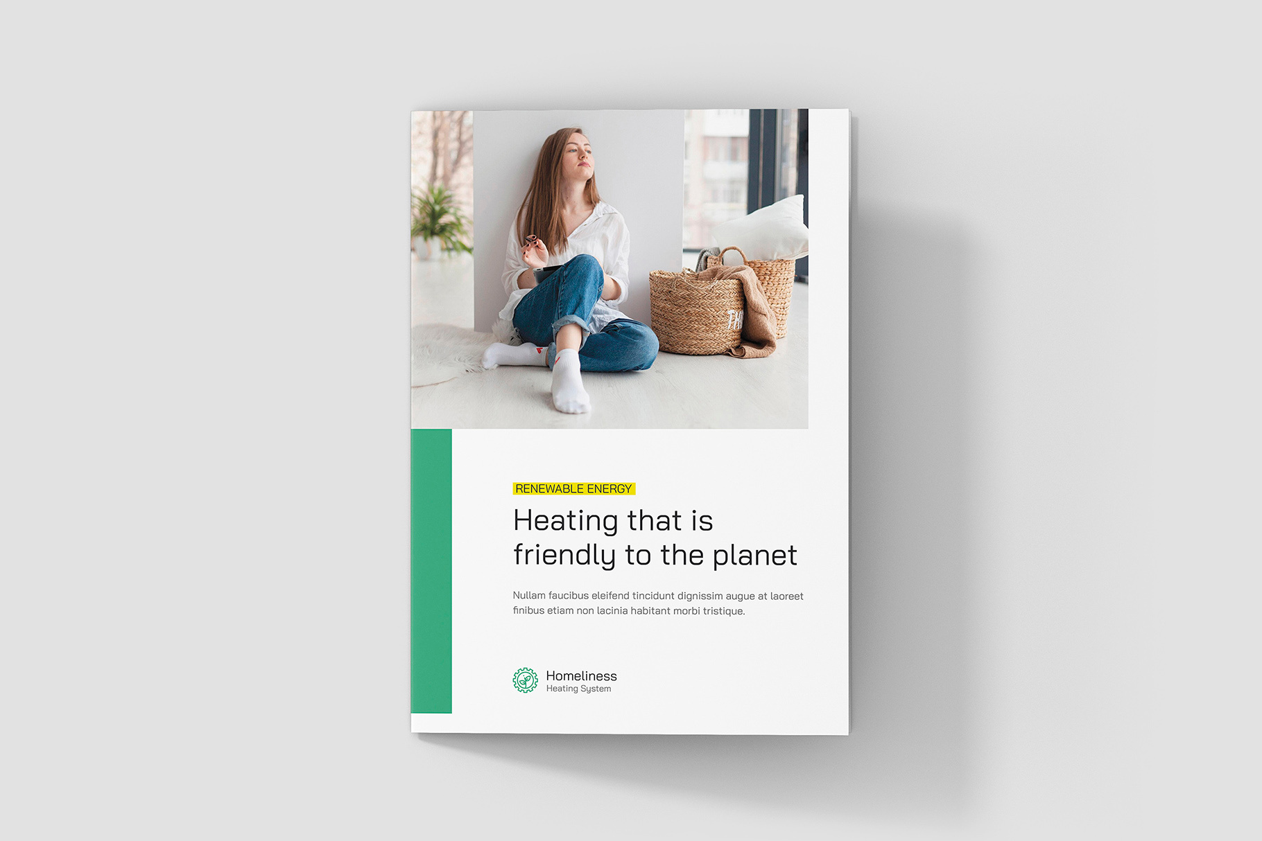 Heating System Brochure Bi-Fold Canva InDesign Print Template by ...