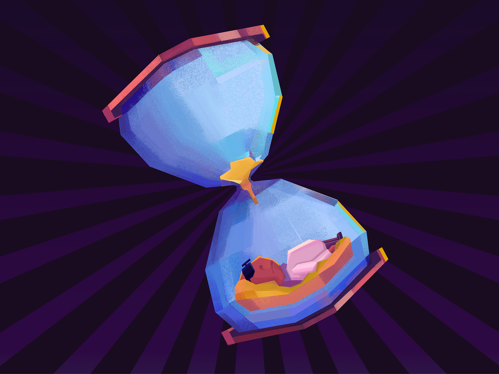 Floating In Time By Obvious On Dribbble