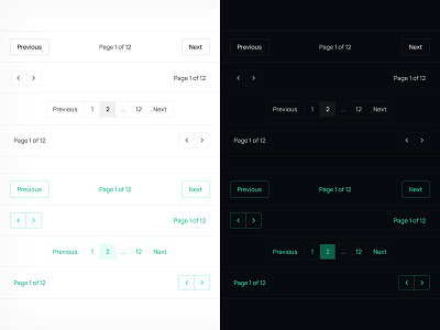 Pagination - 8 Ui kit by 8 Ui kit on Dribbble