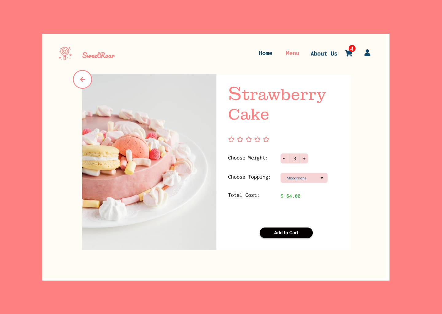 Sweet Shop - Website Design by Sulakna Karunaratna on Dribbble