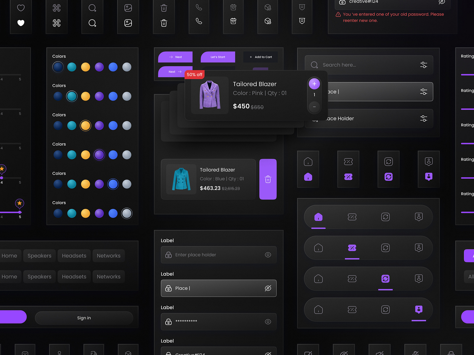 Design System Colors Typography Autolayout And Components By Parth Bhanderi On Dribbble