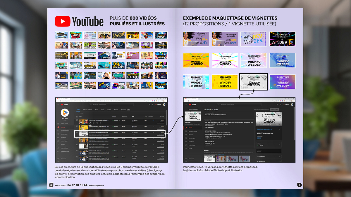 Remi Rosinski Portfolio PCSOFT WINDEV Video on YouTube by Rosinski Rémi ...