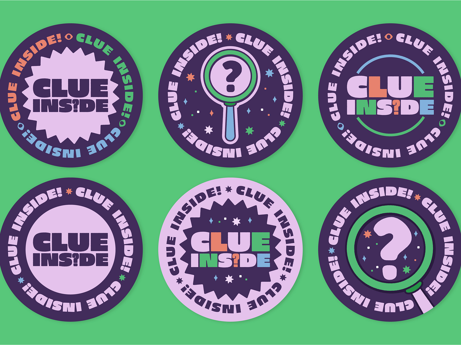 Magical Mystery Clue Hunt - Stickers by Rachel Morris for Nugget on ...