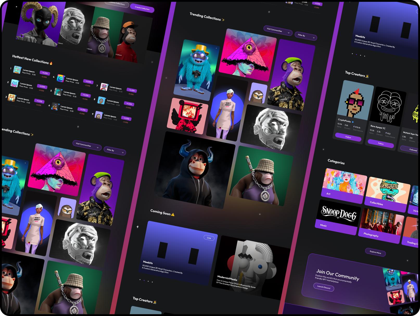 Green NFT Marketplace UI Design by serene on Dribbble