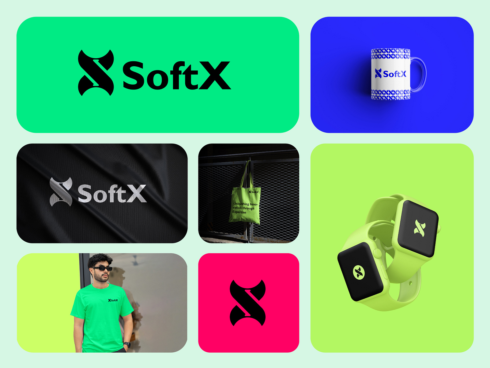 SoftX Logo and Branding by Hasib Hemal on Dribbble