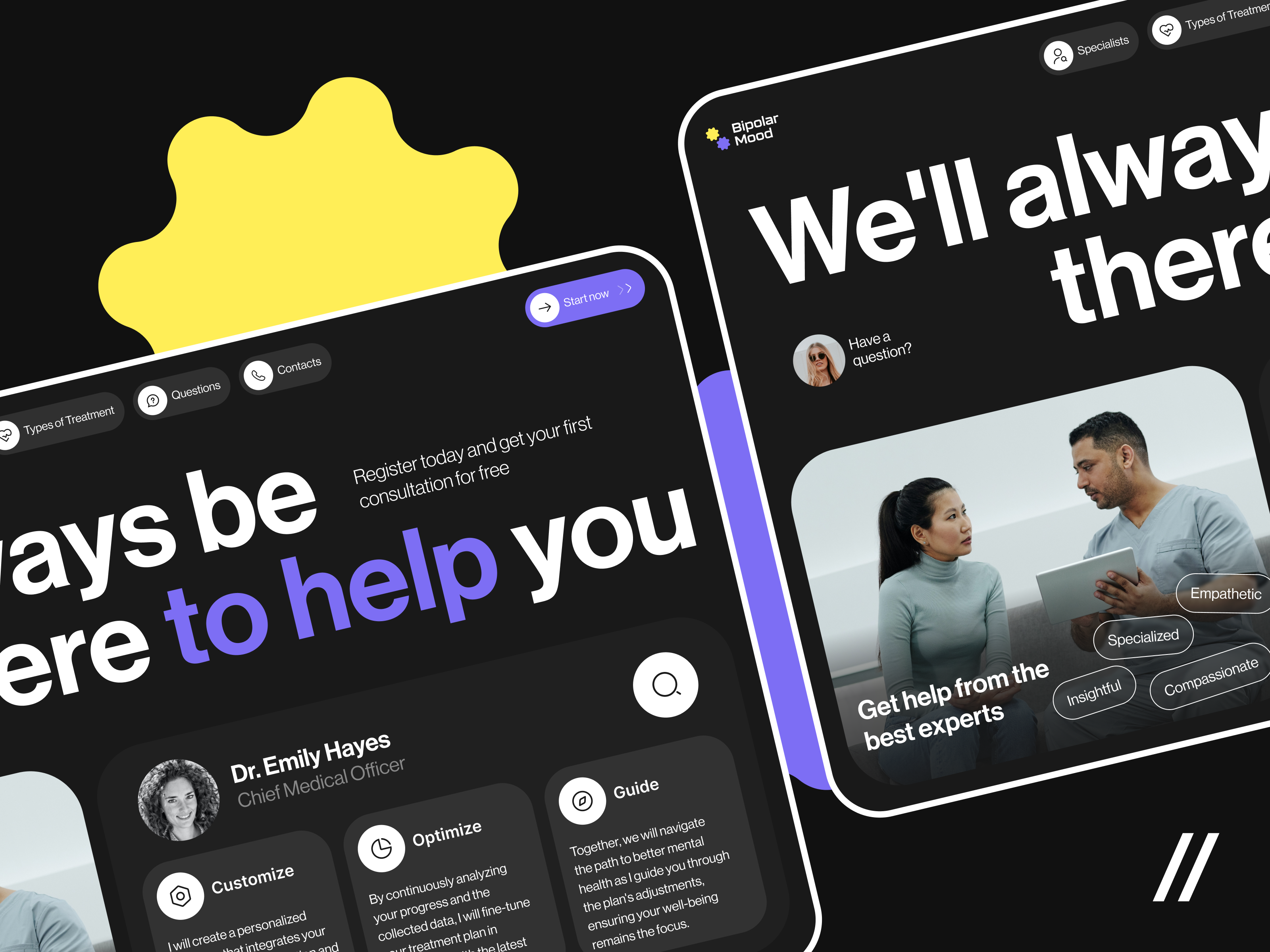 Mood Tracker Web Platform by Purrweb UI/UX Agency on Dribbble