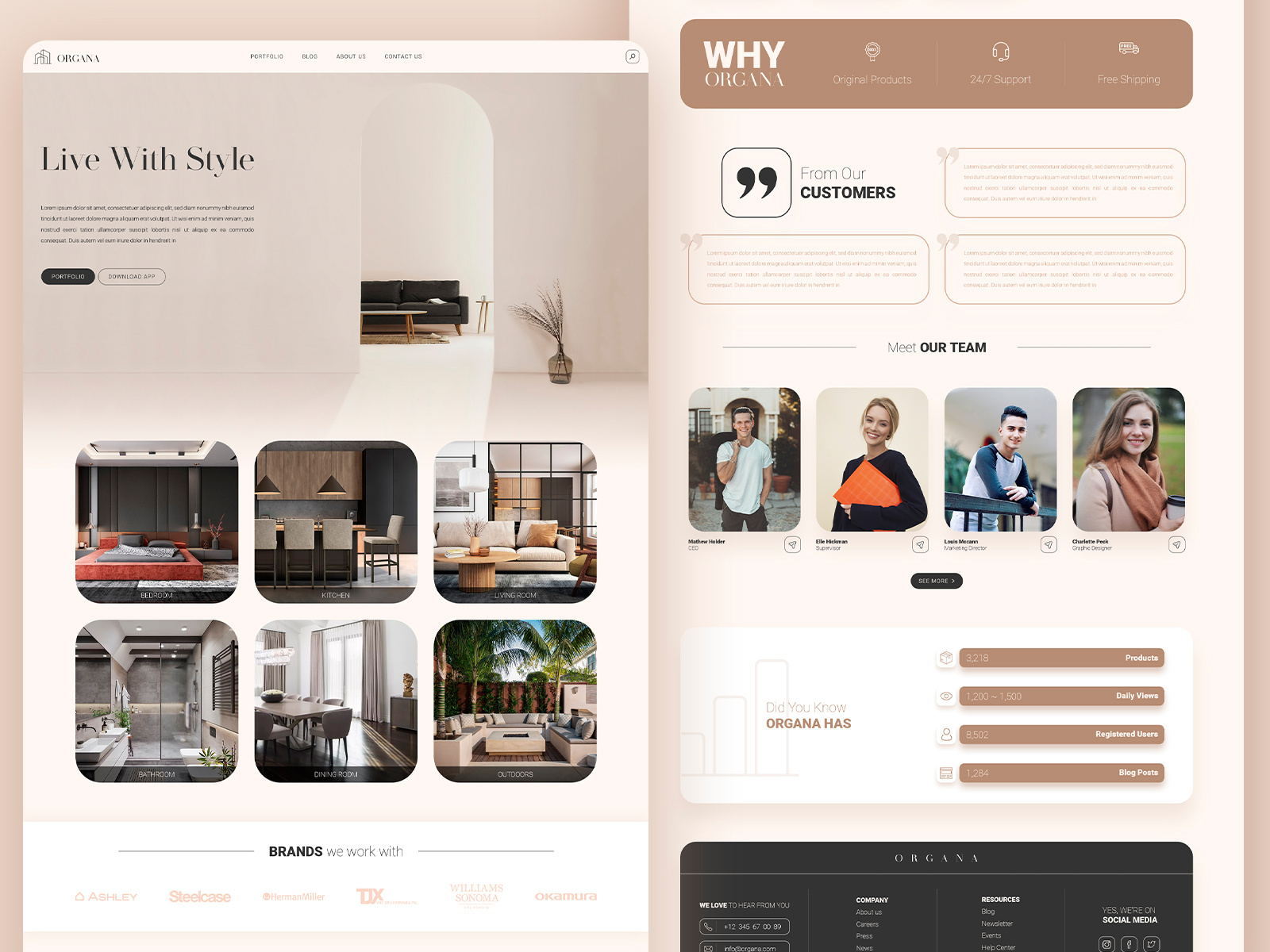 Architecture Website Design by Ali Shirvani on Dribbble