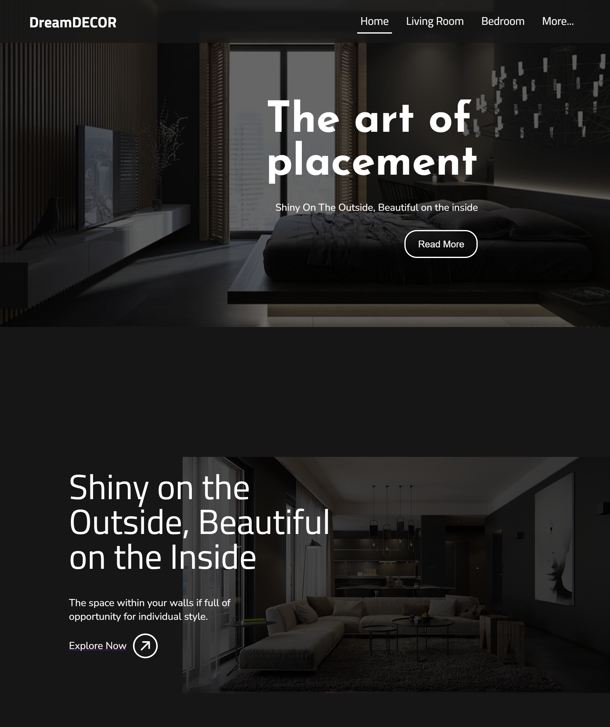 Dream Decor - Home Design Website by Amir on Dribbble