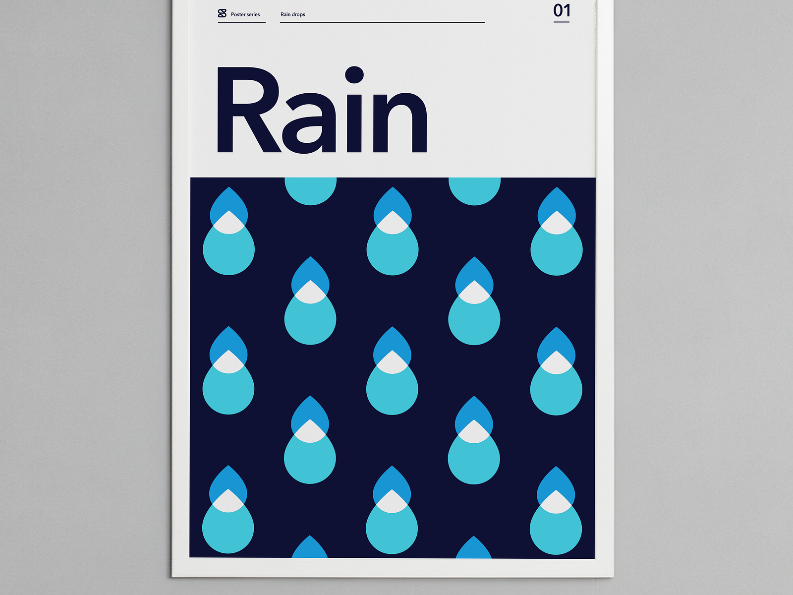Rain drops by Simon Crawford on Dribbble