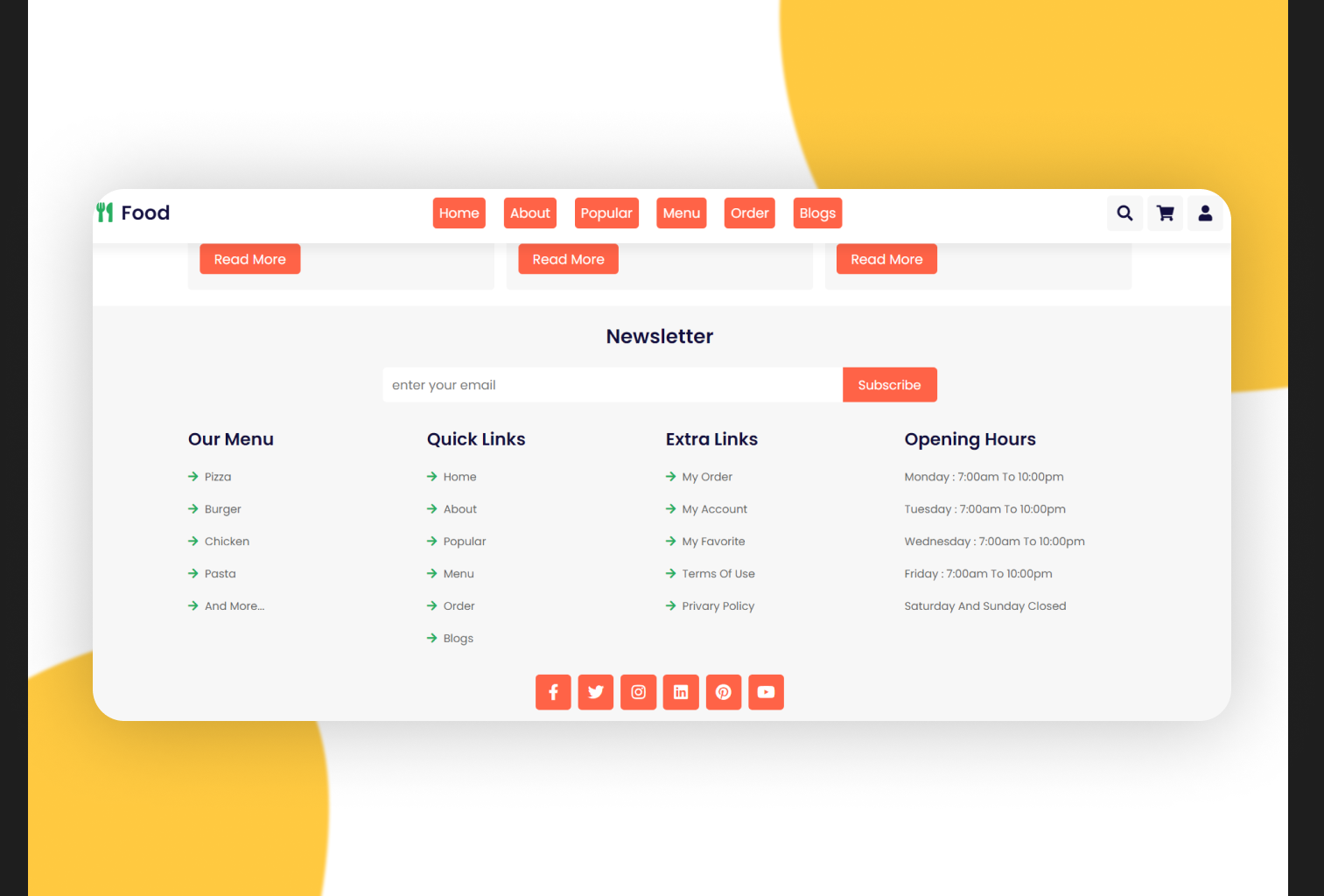 Fast Food UI Design by Asma Zaib on Dribbble