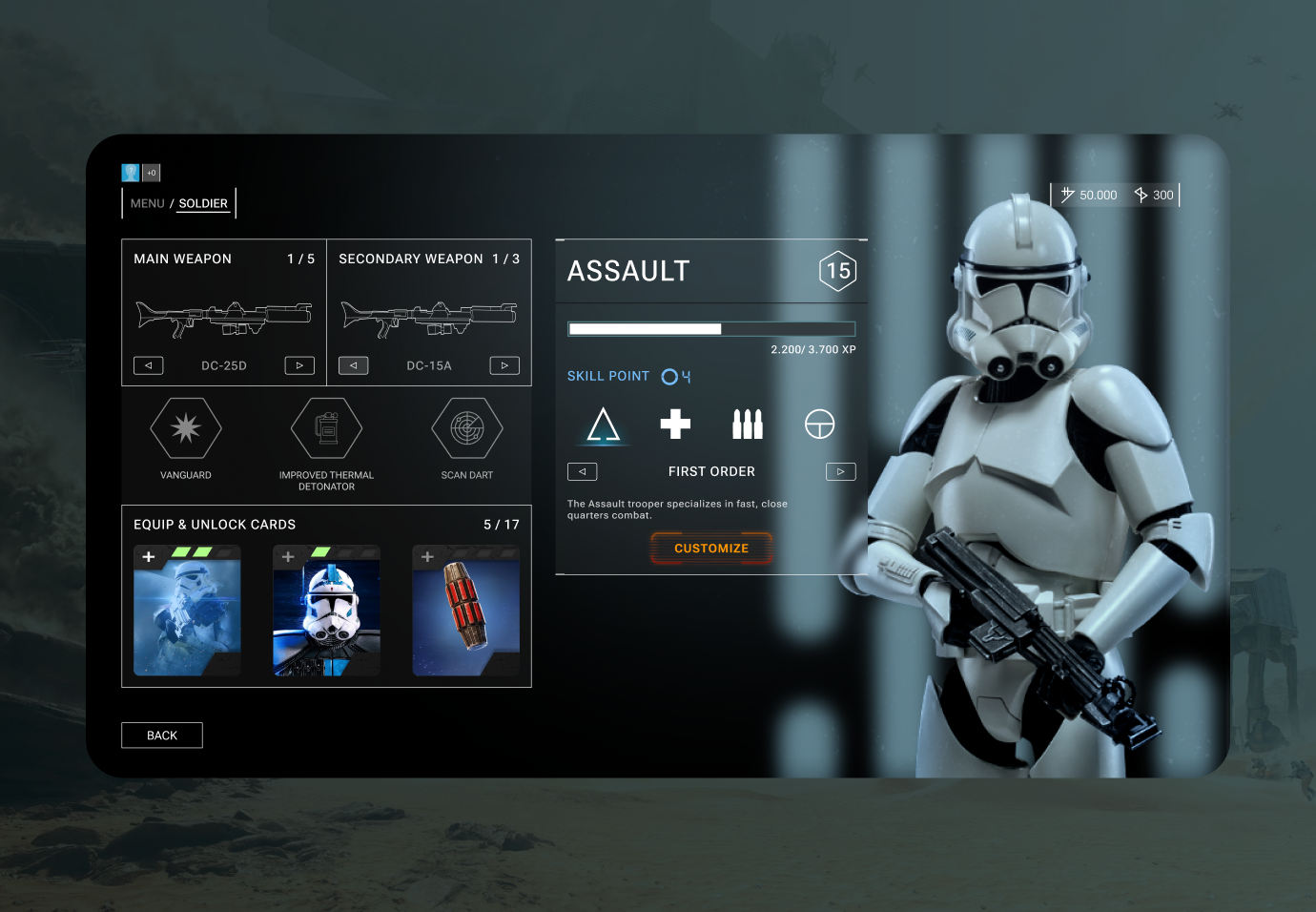 ⭐Star Wars⭐ game UI concept by GeslaPsi on Dribbble