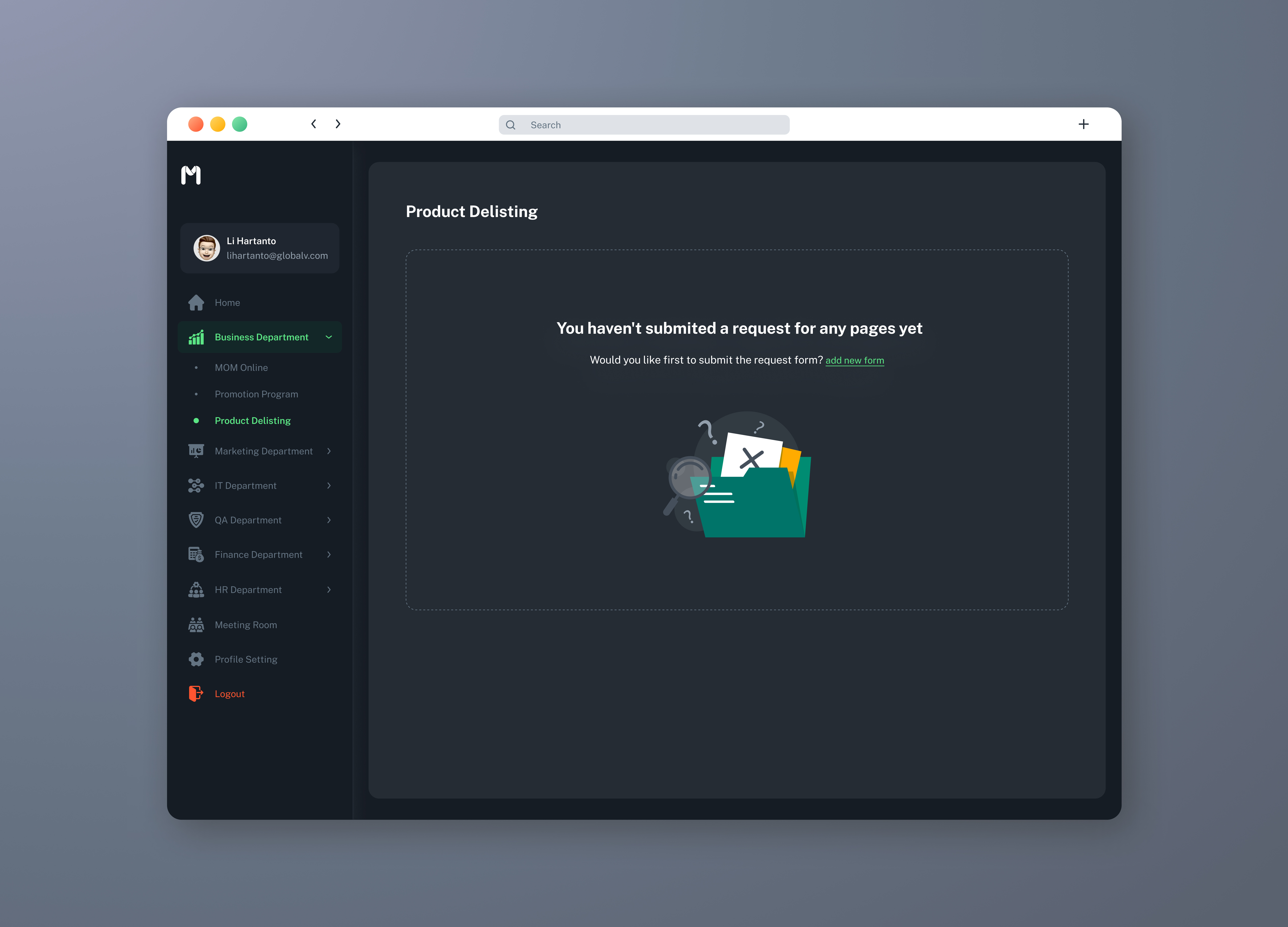 SaaS Dashboard for Product Delisting by Stevanie Yuliana on Dribbble