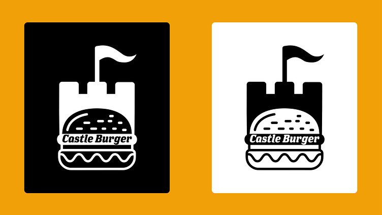Castle Burger Brand Identity by Enes Özen on Dribbble