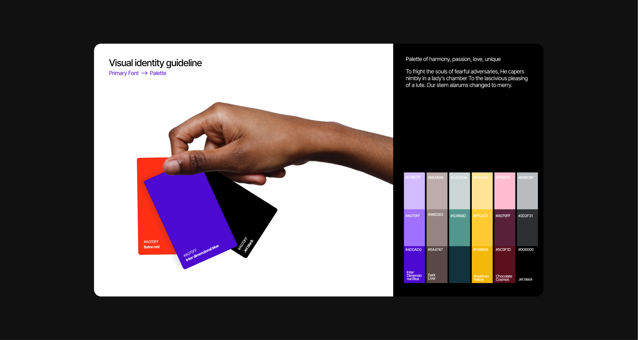 Color Palette Style by Vivek Upadhyay on Dribbble