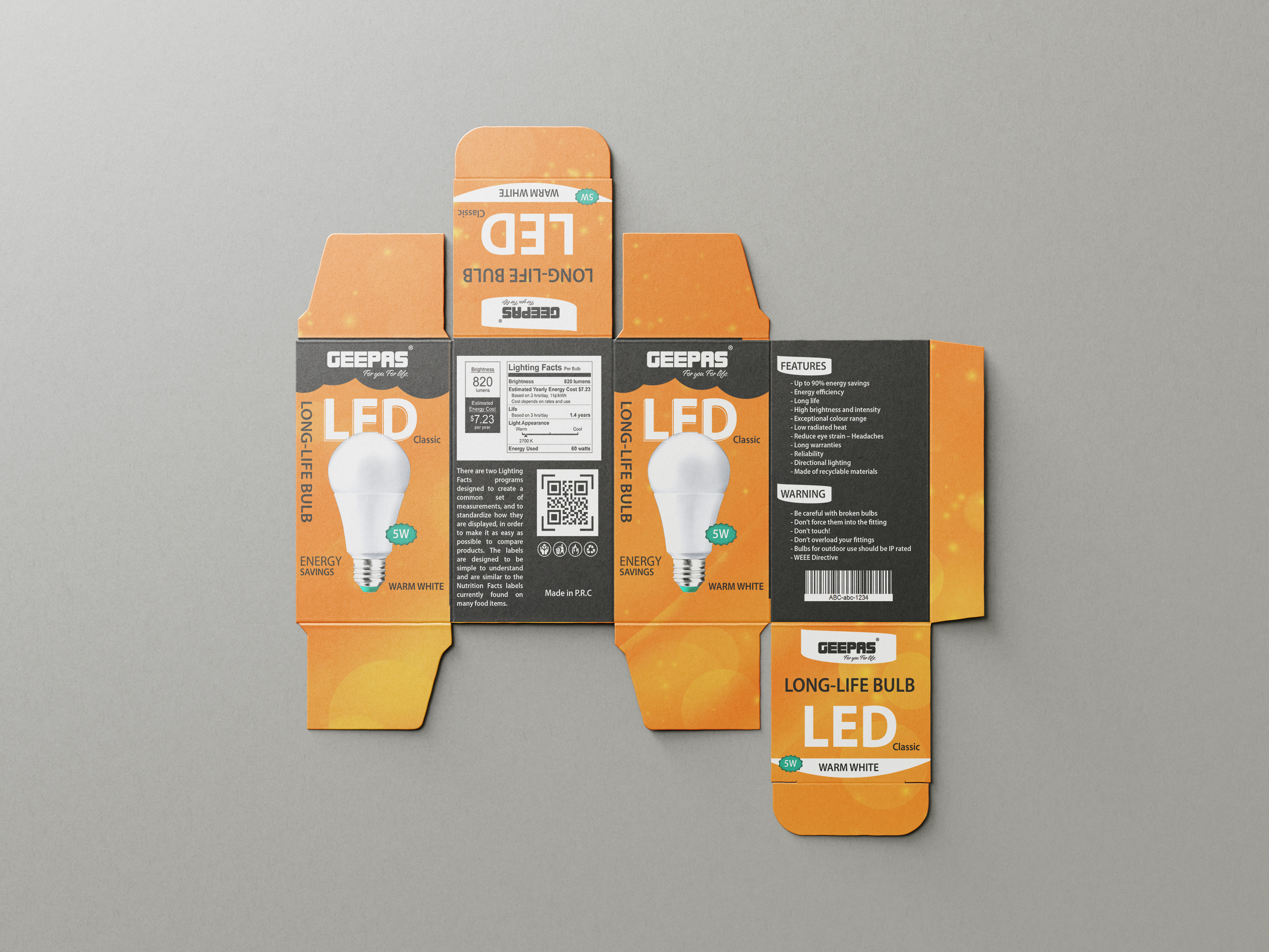 LED PACKAGING DESIGN by Nabeel Akhtar on Dribbble