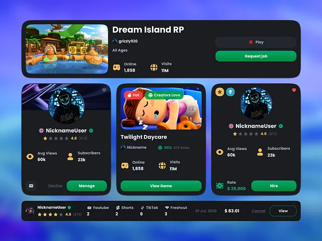 Browse thousands of Game Card images for design inspiration | Dribbble
