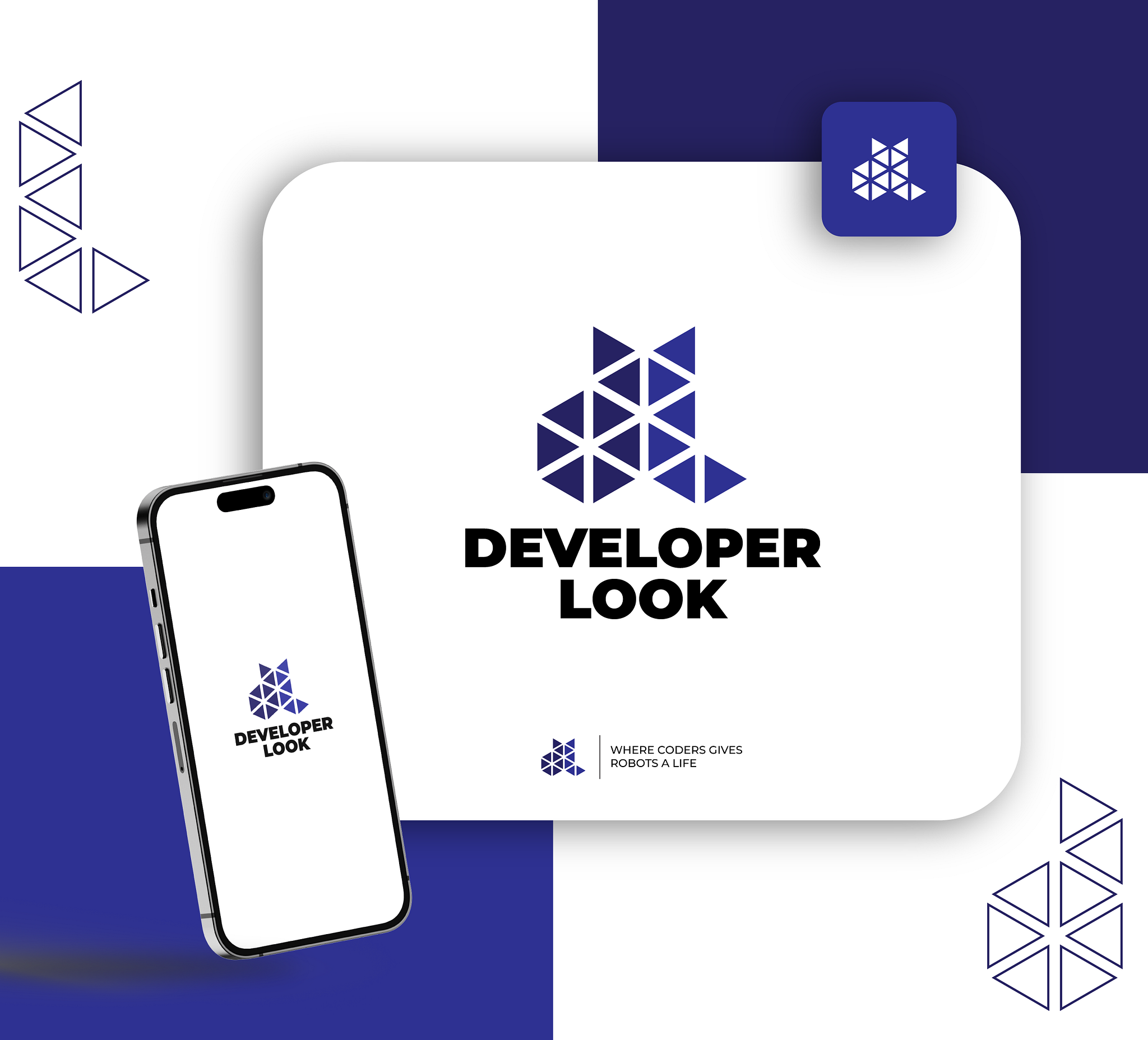 Developer Look Logo Design by Sumair Designs on Dribbble