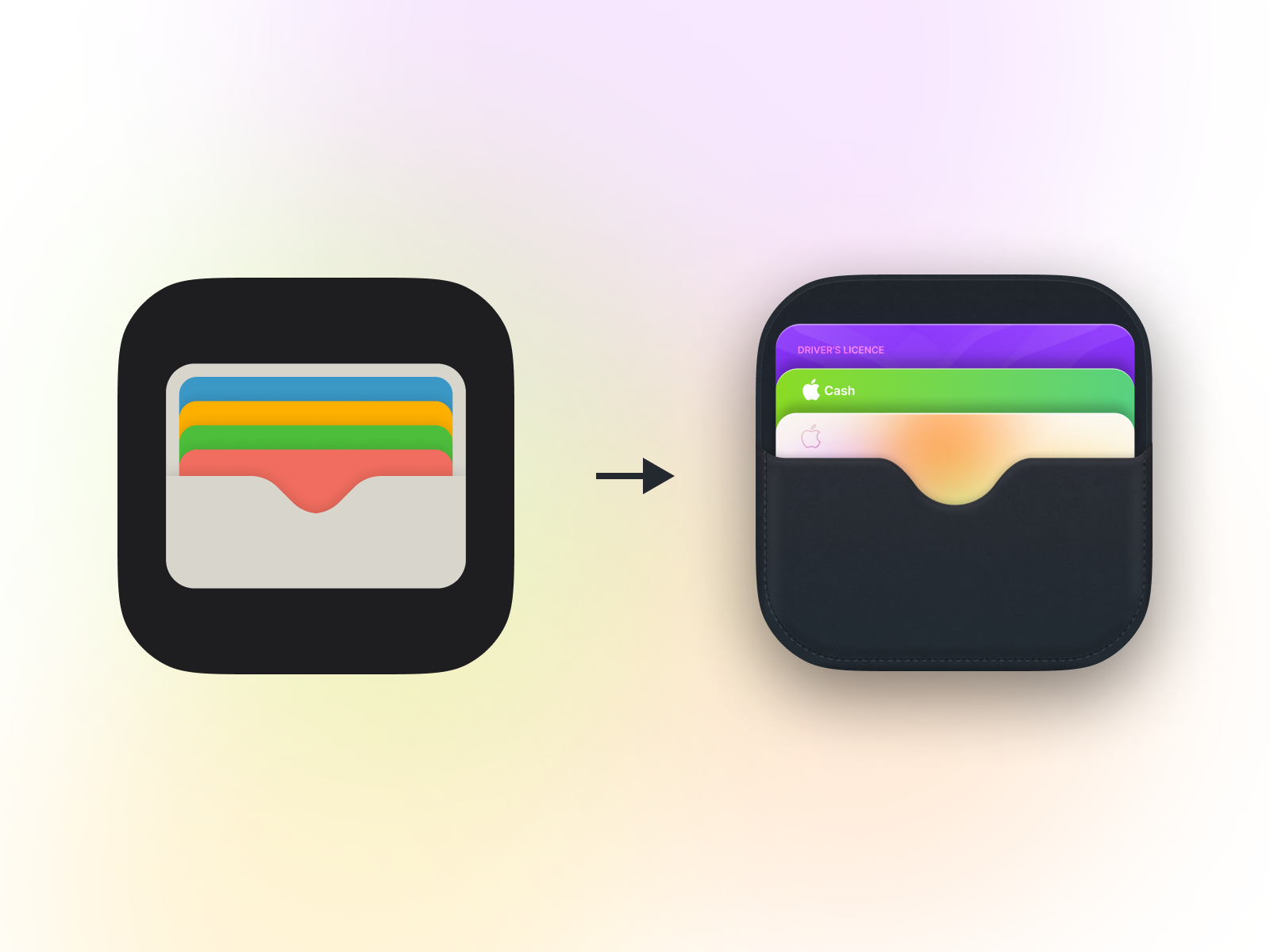 Wallet - App icon redesign concept #32 by Eddy on Dribbble