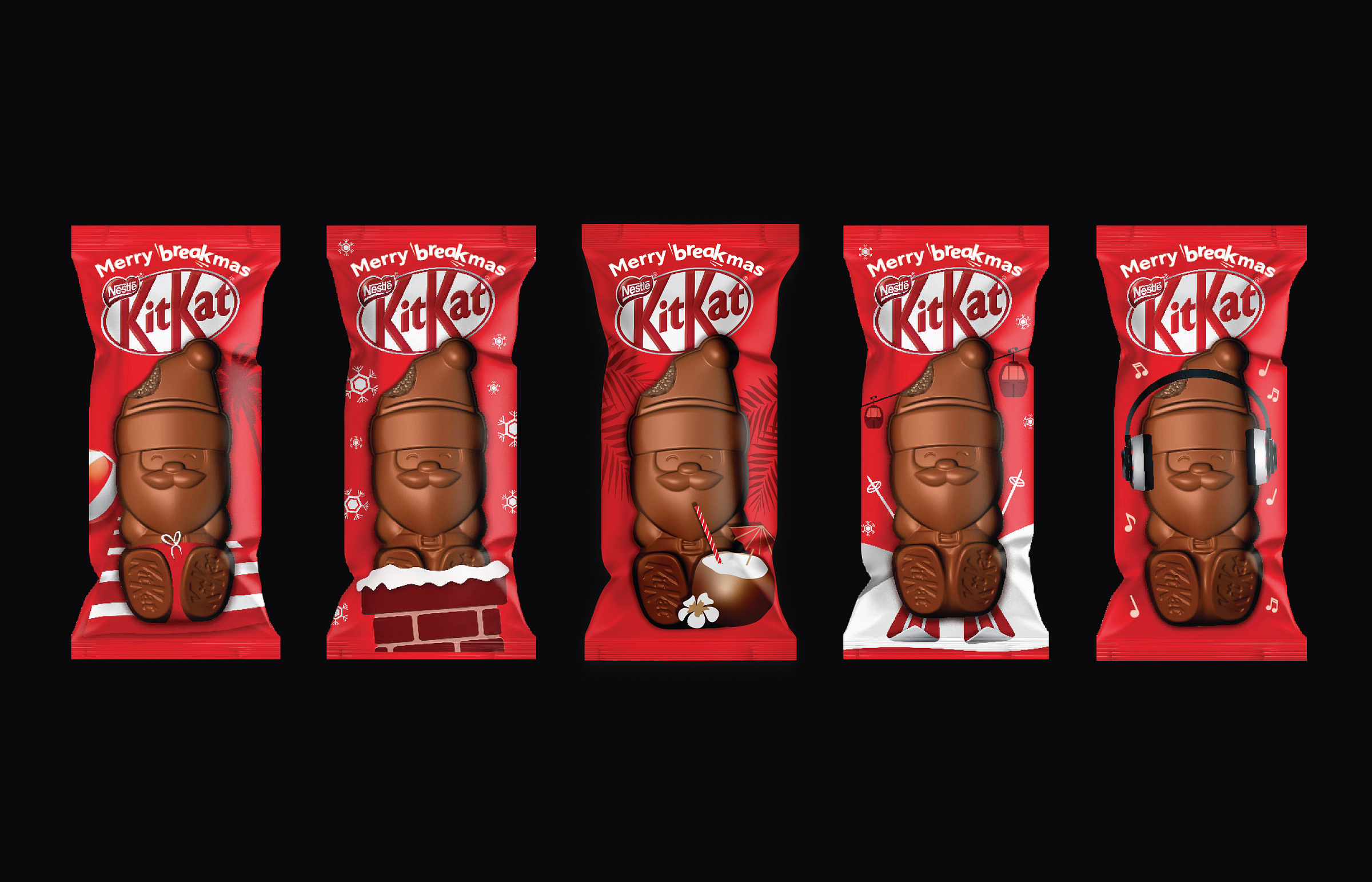 Kit Kat Christmas by Lee Dunford / Food Drink Packaging on Dribbble