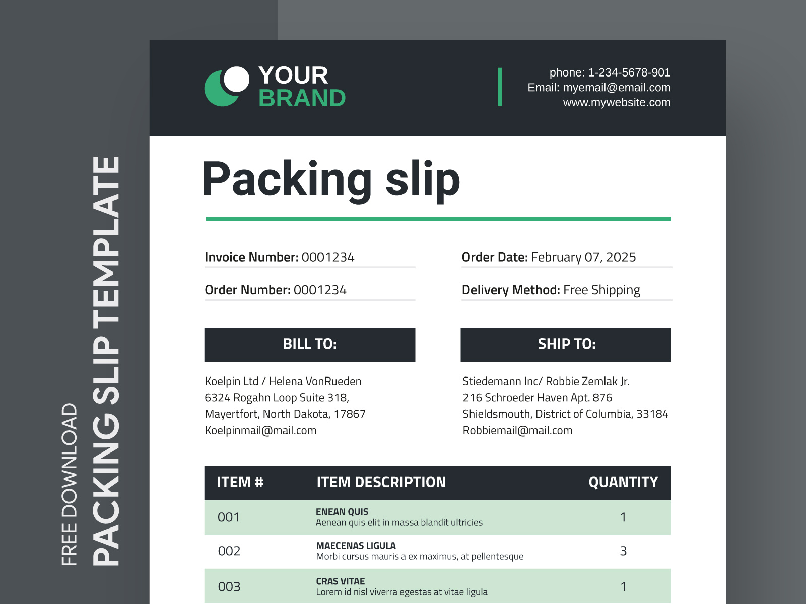 Fillable Packing List Free Google Docs Template by Gdoc on Dribbble