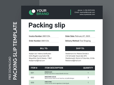 Fillable Packing List Free Google Docs Template by Free Google Docs ...