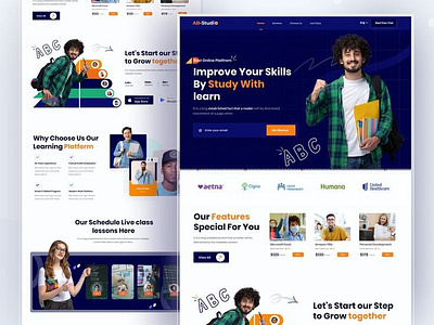 Skill Development Website Design 💥 by Dev Dexterous on Dribbble