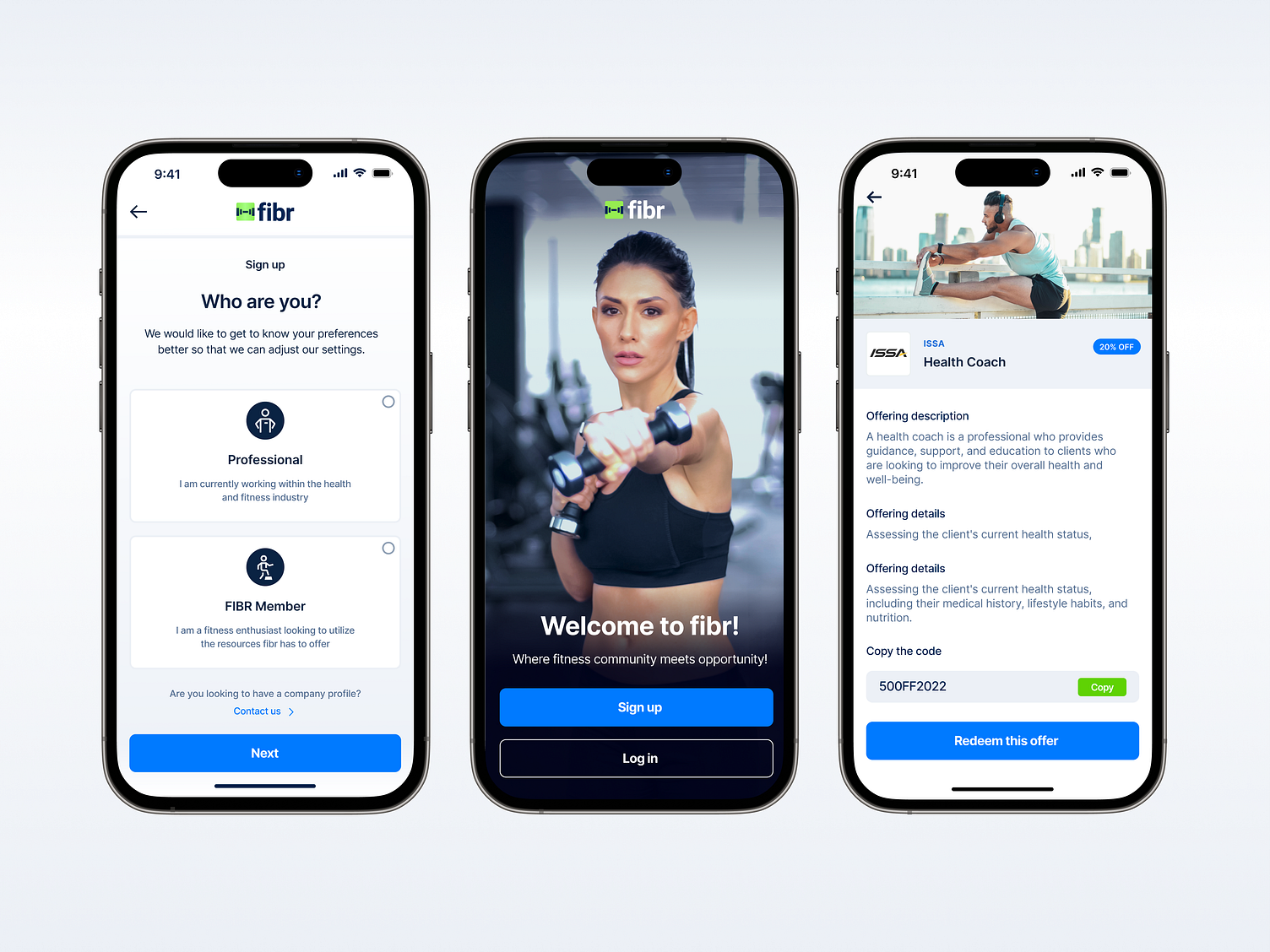 fibr app – welcome to fibr by Marta Jamróz for Netguru on Dribbble