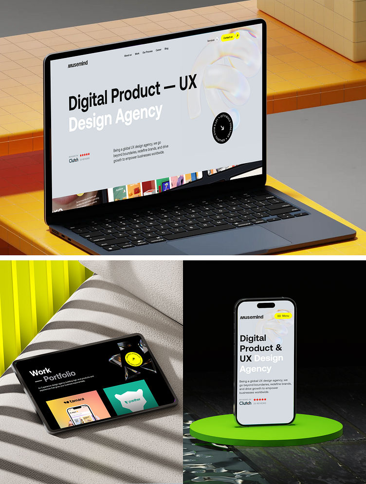 Musemind Rebranding | Visual Identity by Musemind UI/UX Agency on Dribbble