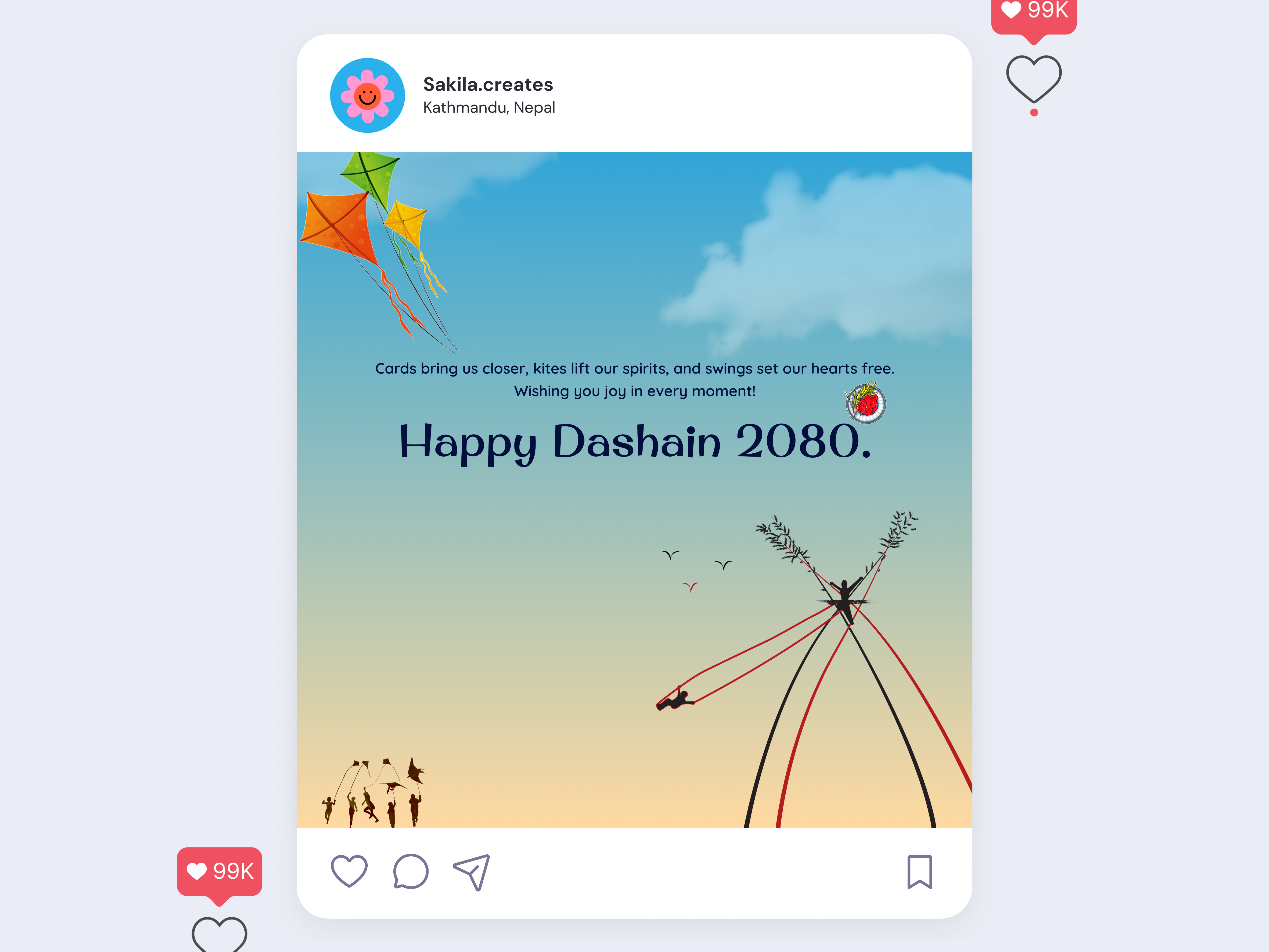 Happy Dashain designs, themes, templates and downloadable graphic ...