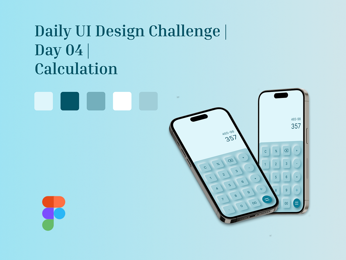 Daily UI Design Challenge | Day 04 | Calculation by Chondromollika ...