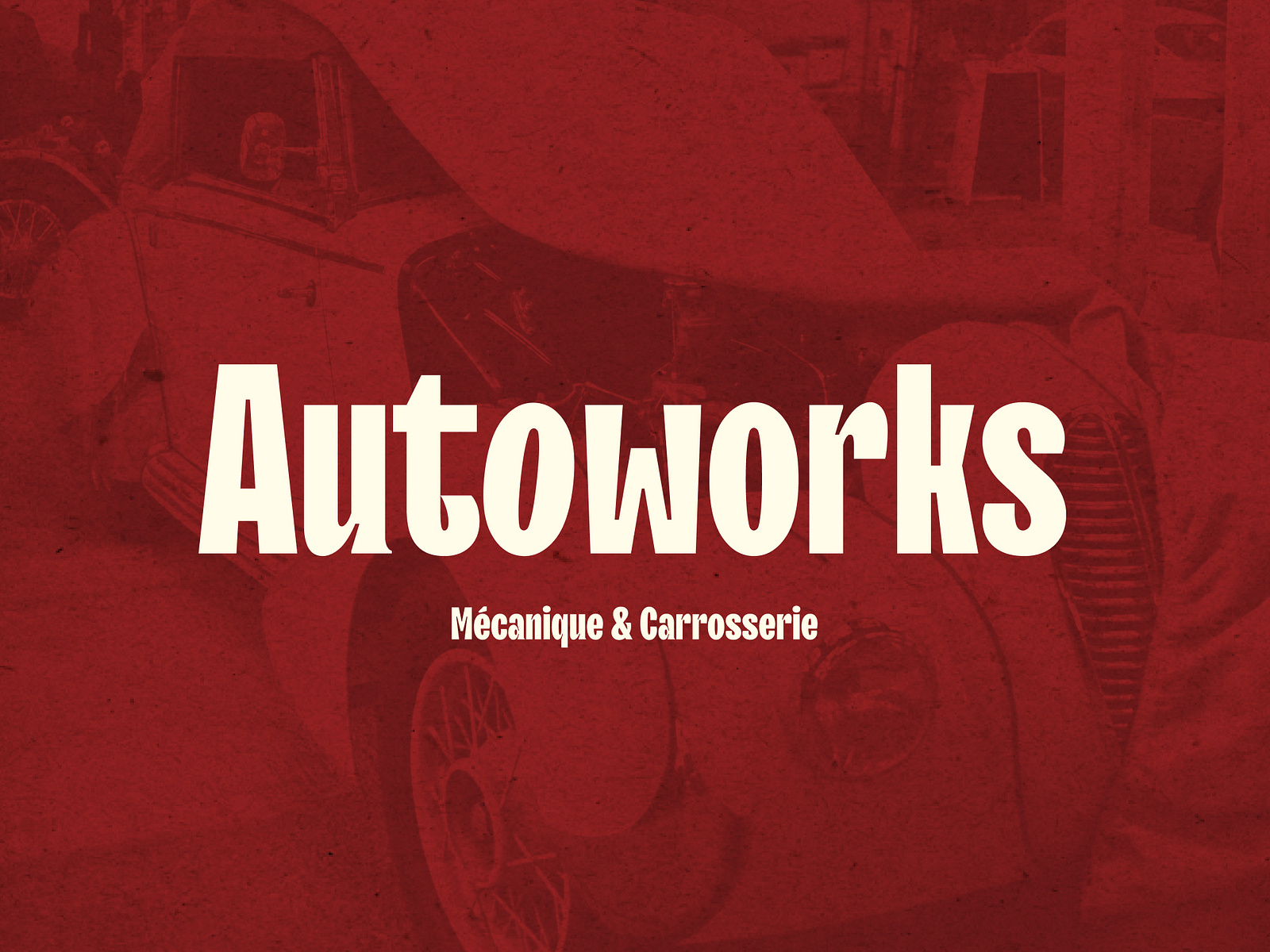 Autoworks logo design - Vintage cars by Laura Bouchez on Dribbble