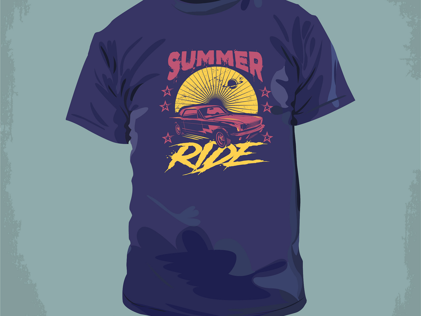 Summer ride new t-shirt design by Monir Parbej on Dribbble