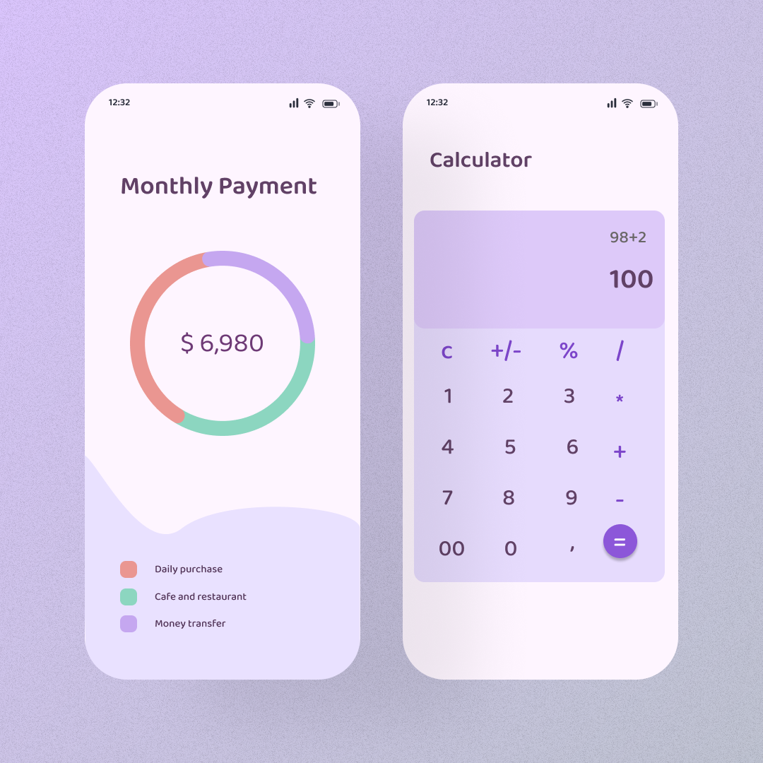 DailyUI 004: Calculation design by Mohadeseh on Dribbble