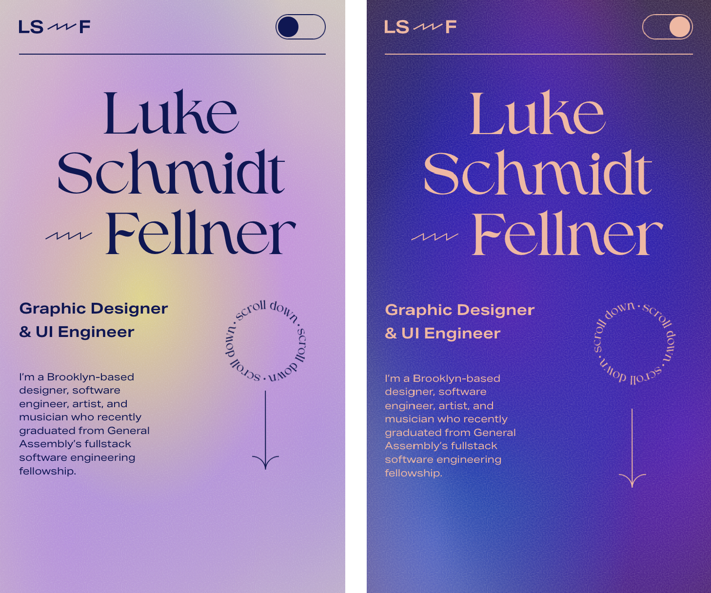 2023 Portfolio Site & Visual Identity by Luke Schmidt-Fellner on Dribbble