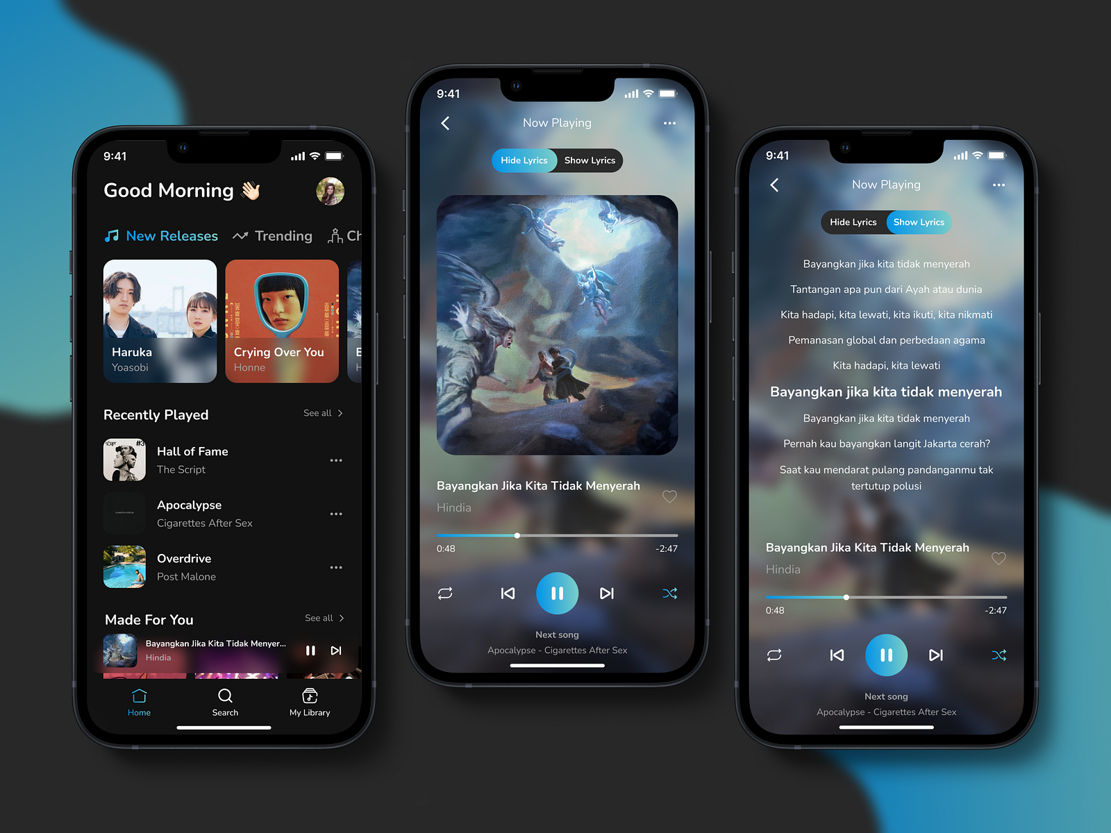TuneIn: A Fresh UI/UX Perspective for Music Apps! by Muhammad Azrie on ...