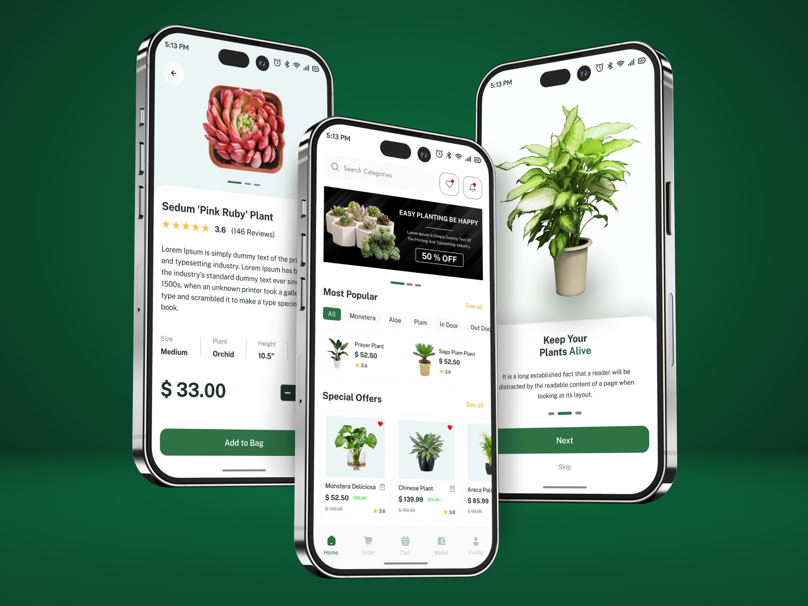 Grow Green Plant App UI Kit by Bitrix Infotech Pvt Ltd on Dribbble