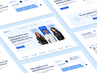 Expert website platform by Layo on Dribbble