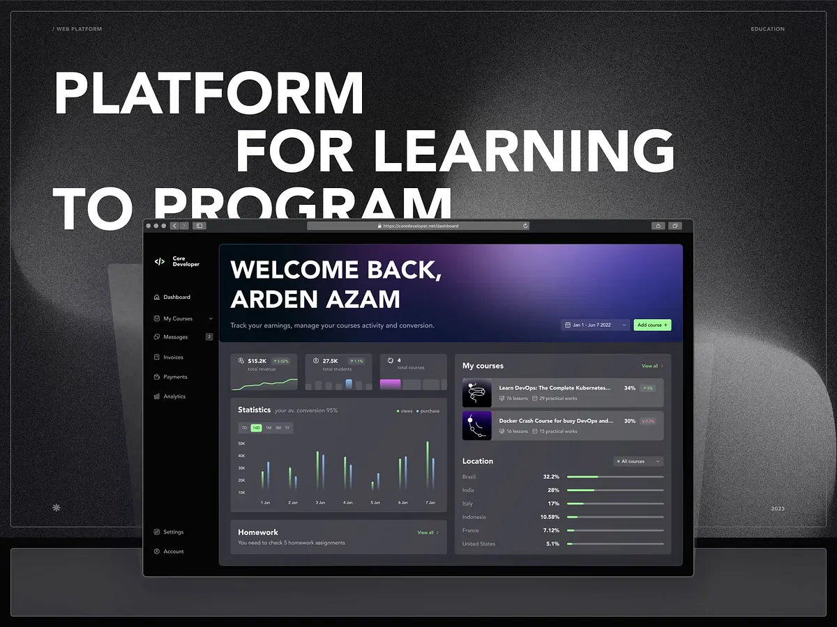 Education App designs, themes, templates and downloadable graphic ...