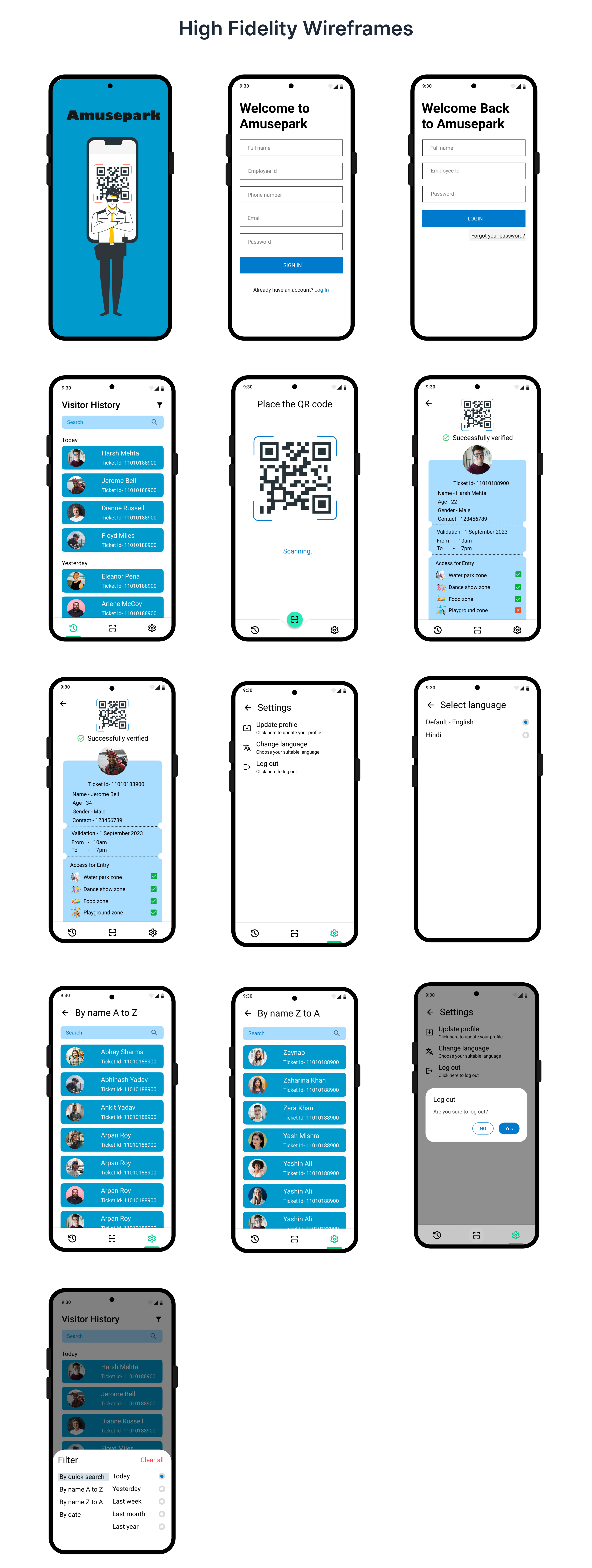 Amusepark - QR Code Scanning App for Amusement Park by TUHIN MANNA on ...