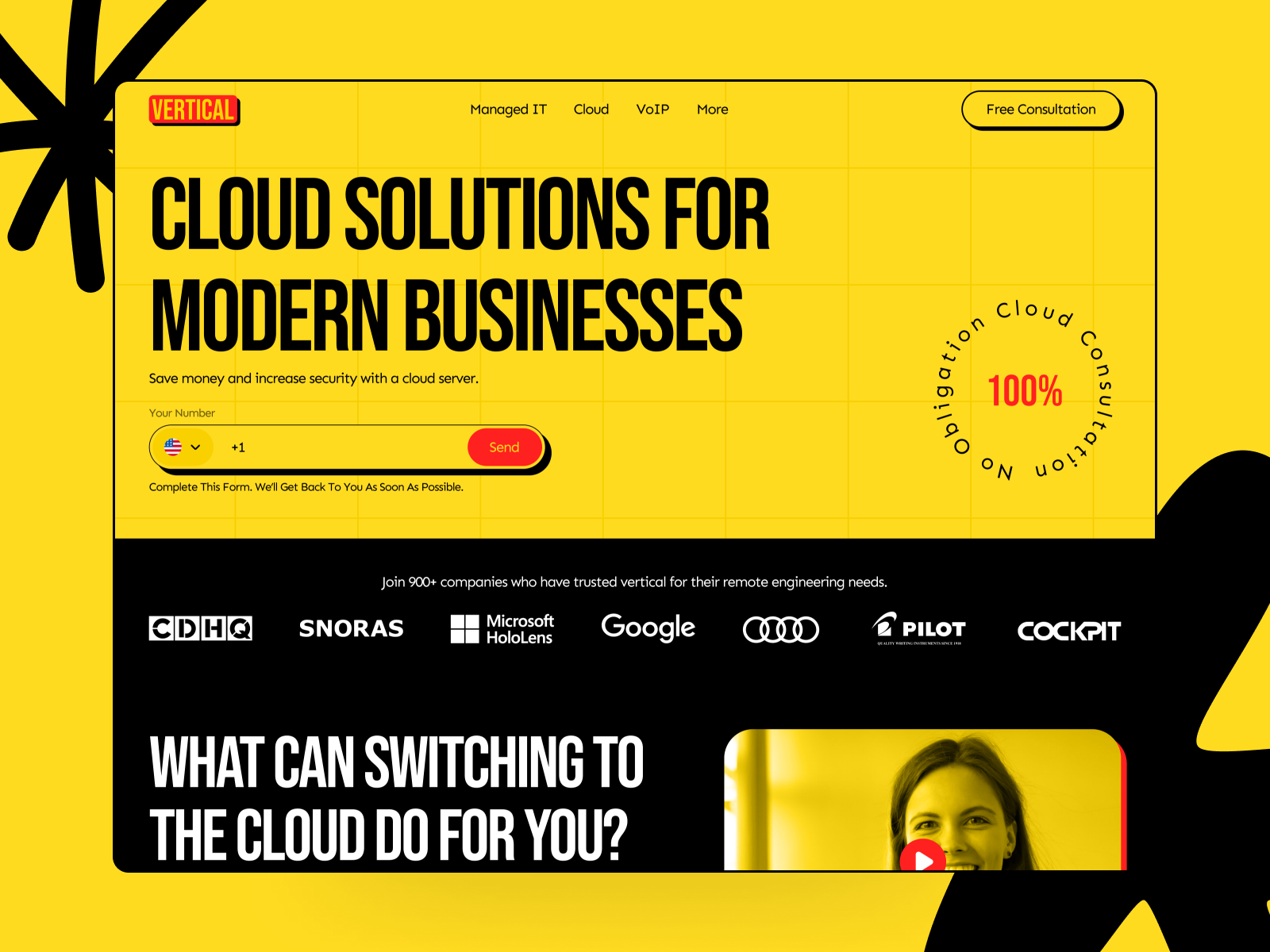 VERTICAL - Website design by Rasul_UX on Dribbble