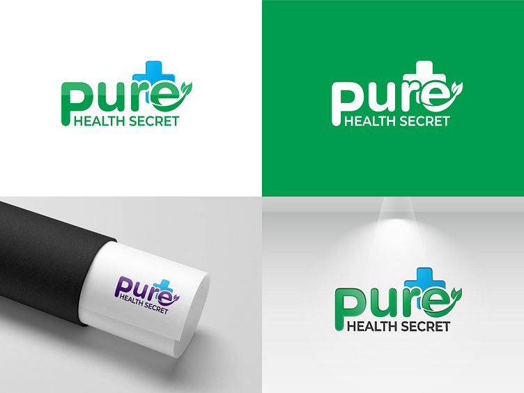 Medicine company creative logo design, Pure health logo by Sagor ...