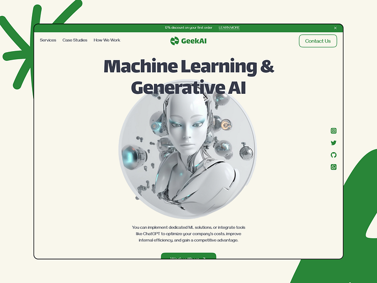 GeekAI - Website design by Rasul_UX on Dribbble